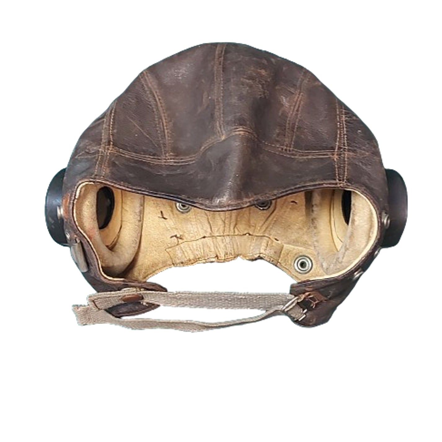 WW2 RCAF Royal Canadian Air Force Type C 2nd Pattern Leather Flight He ...