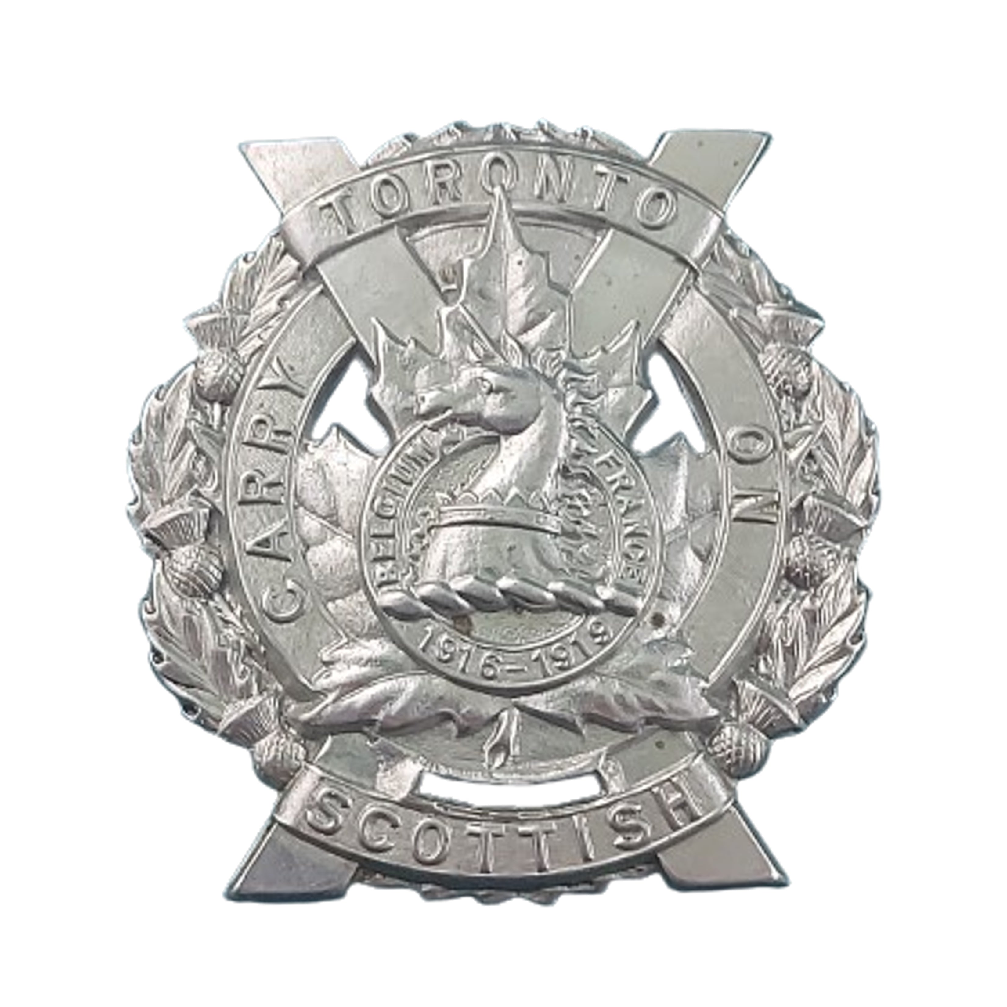 WW2 Canadian Toronto Scottish Cap Badge – Canadian Soldier Militaria
