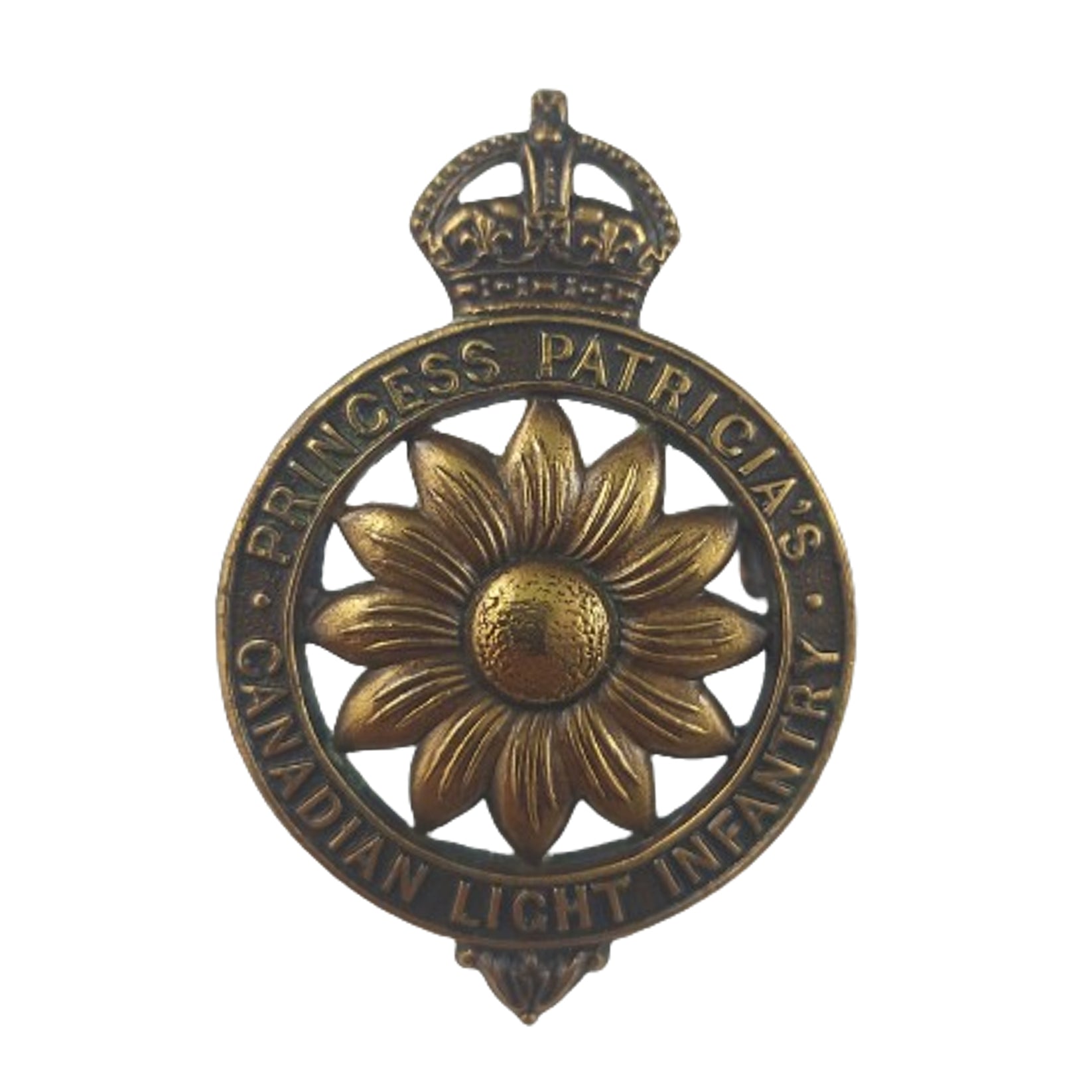 WW1 PPCLI Princess Patricias Canadian Light Infantry Marguerite Cap Ba ...