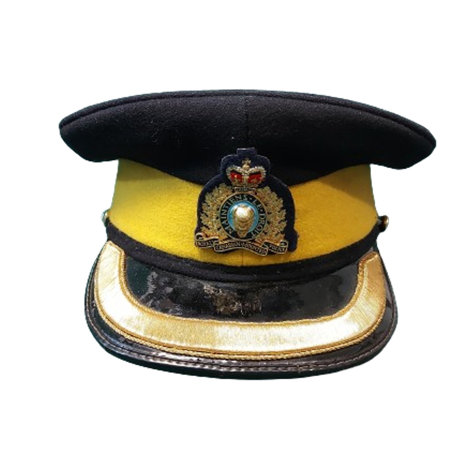 QEII RCMP Royal Canadian Mounted Police Superintendent's Visor Cap ...