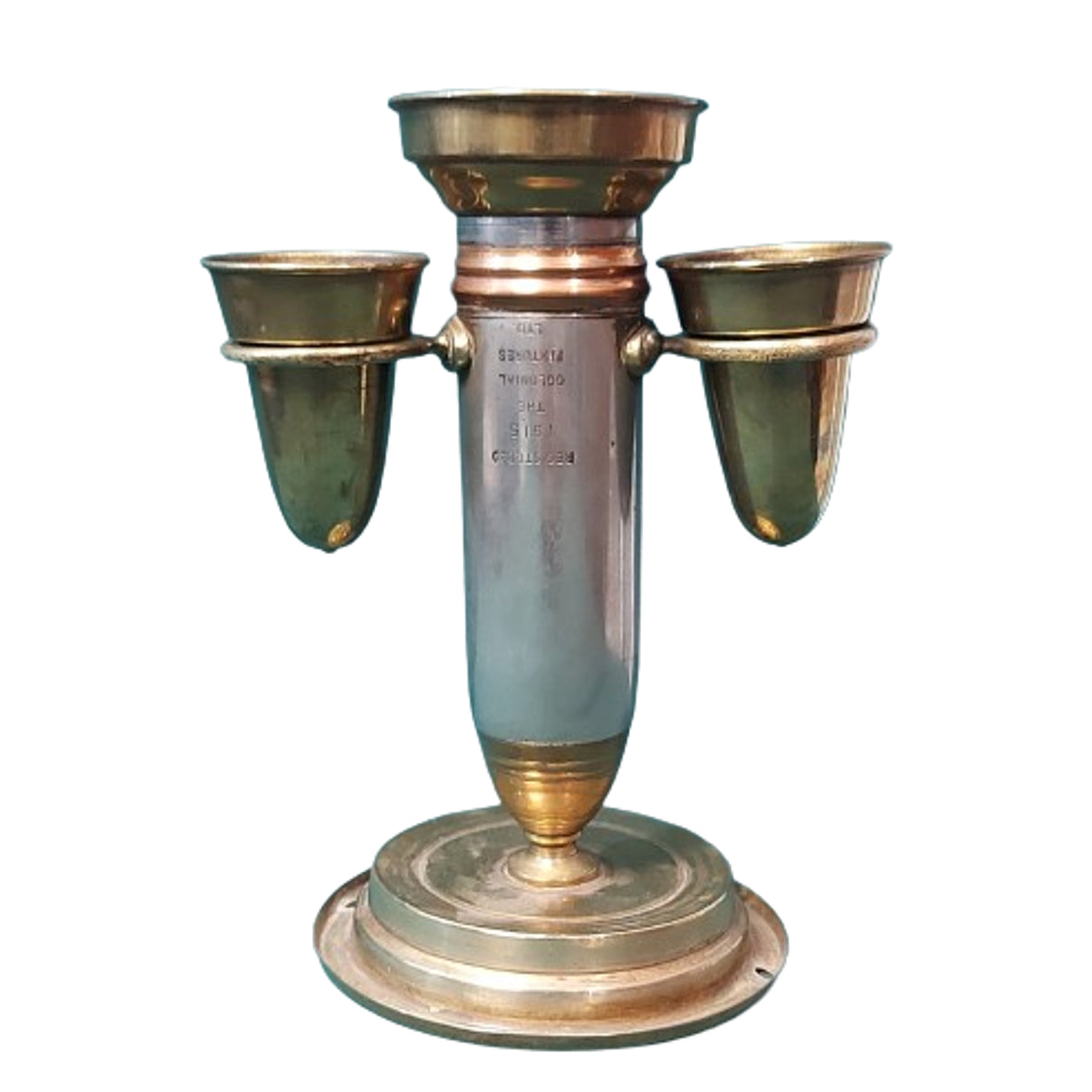 WW1 Canadian British "Trench Art" Table Epergne 1915 – Canadian Soldier ...