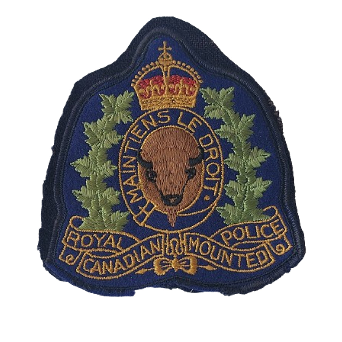 WW2 Era RCMP Royal Canadian Mounted Police Jacket Crest – Canadian ...