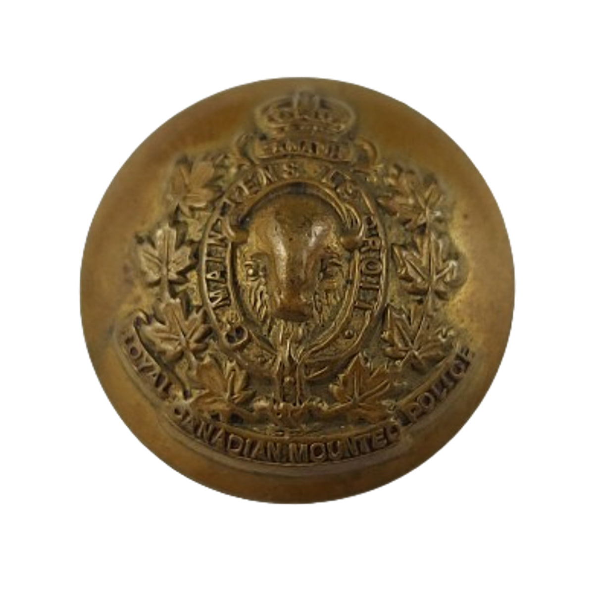 WW2 Era RCMP Royal Canadian Mounted Police Uniform Button – Canadian ...