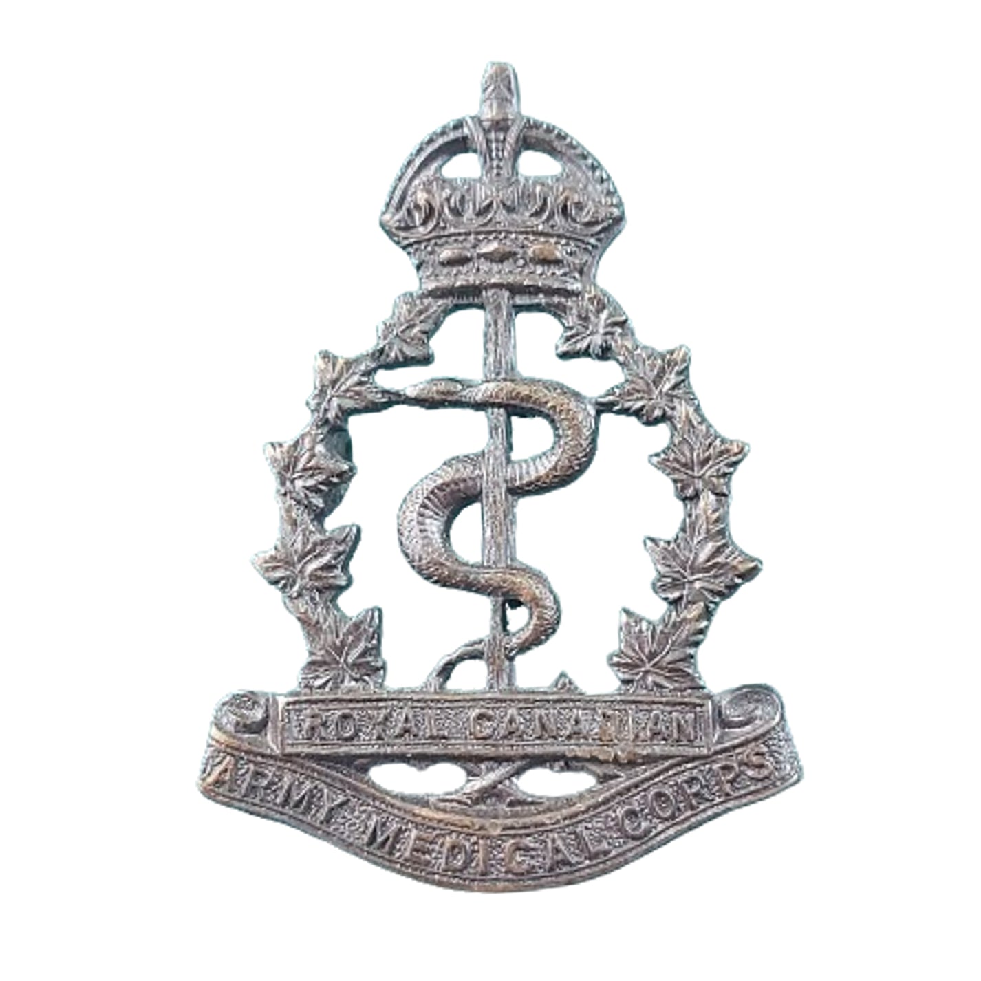 ww2 RCAMC Royal Canadian Army Medical Corps OSD Cap Badge – Canadian ...