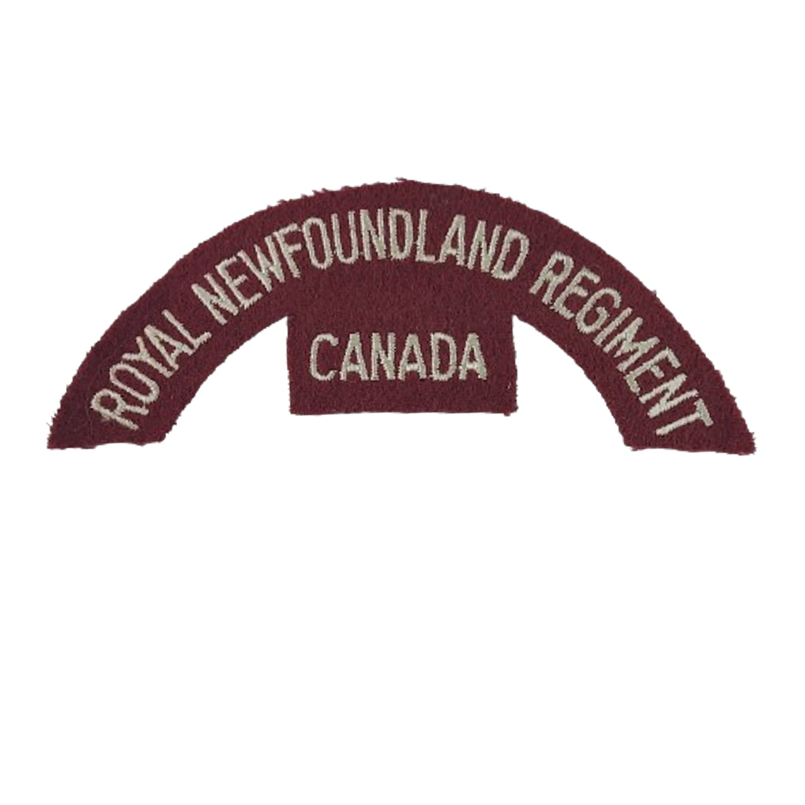 Post-WW2 Royal Newfoundland Regiment Canada Shoulder Title – Canadian ...