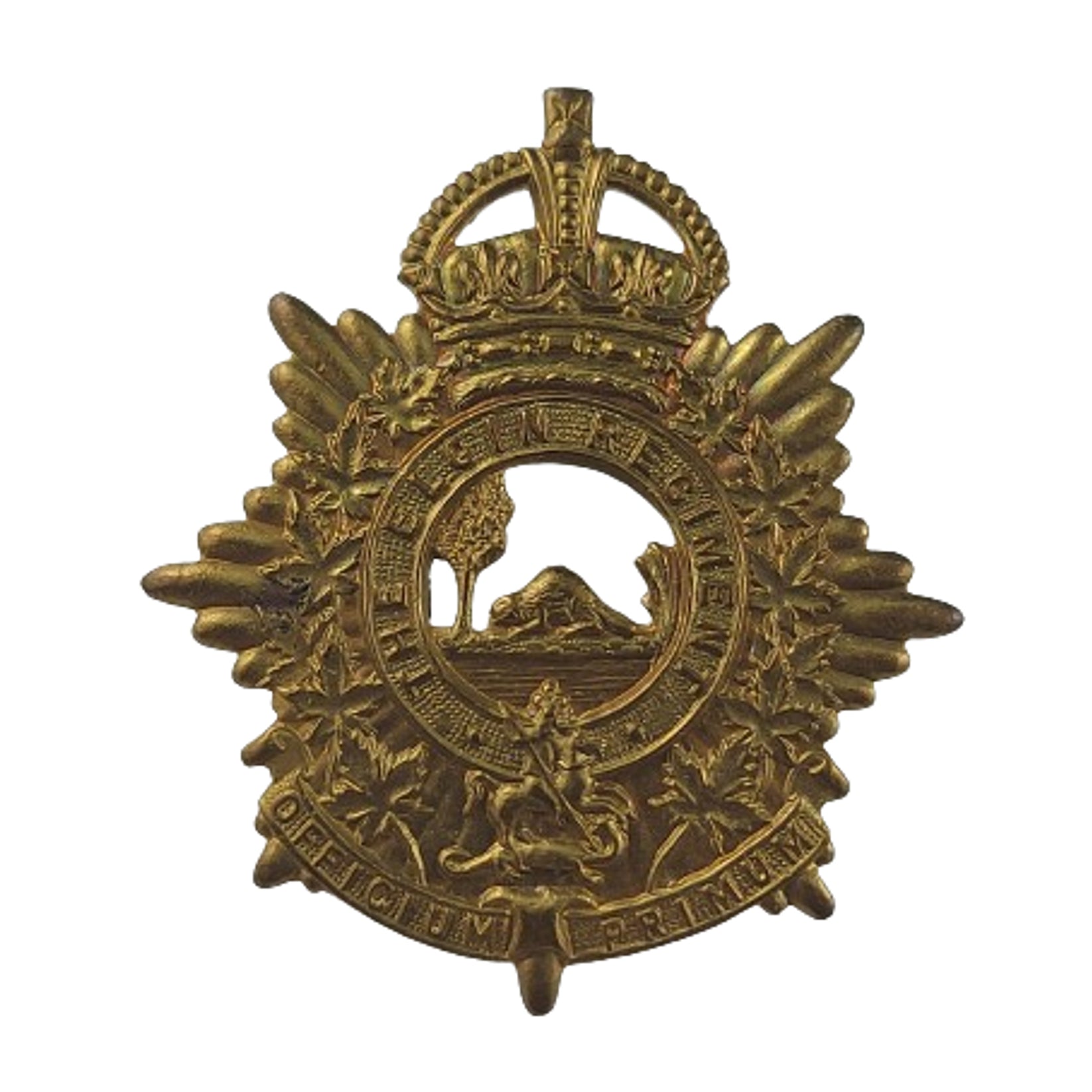 WW2 Canadian The Elgin Regiment Cap Badge – Canadian Soldier Militaria
