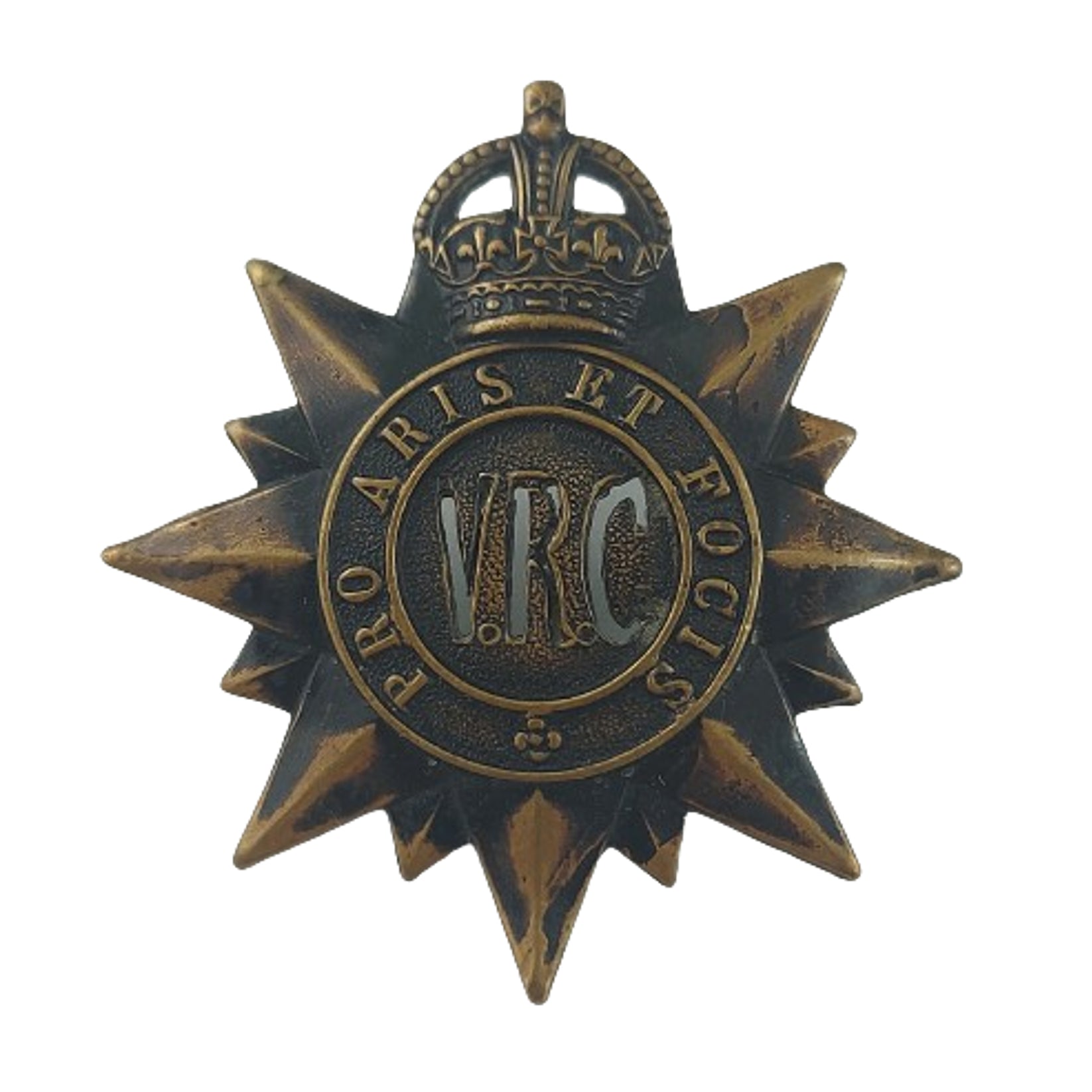 WW2 Victoria Rifles Of Canada Cap Badge – Canadian Soldier Militaria