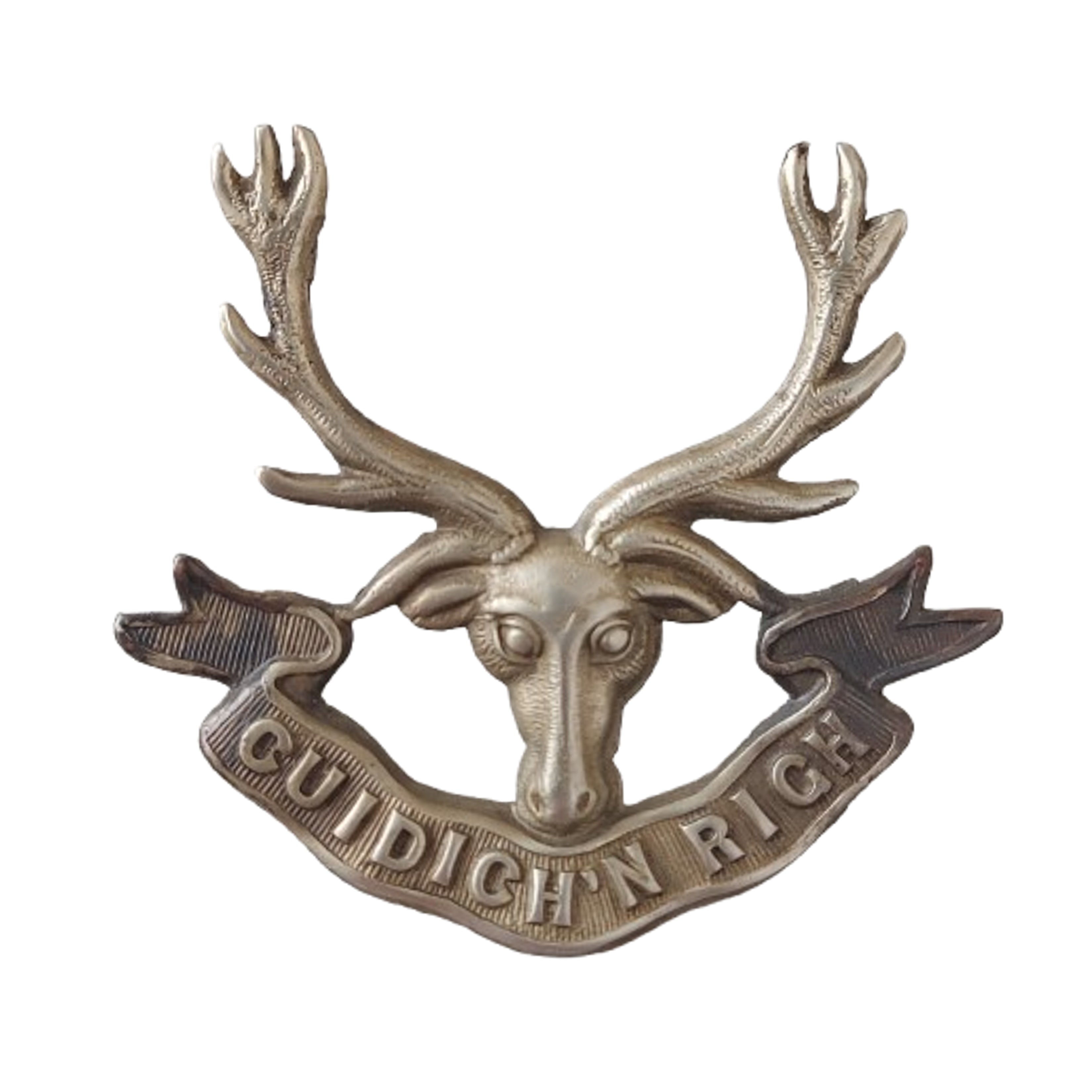 WW2 British Seaforth Highlanders Cap Badge – Canadian Soldier Militaria