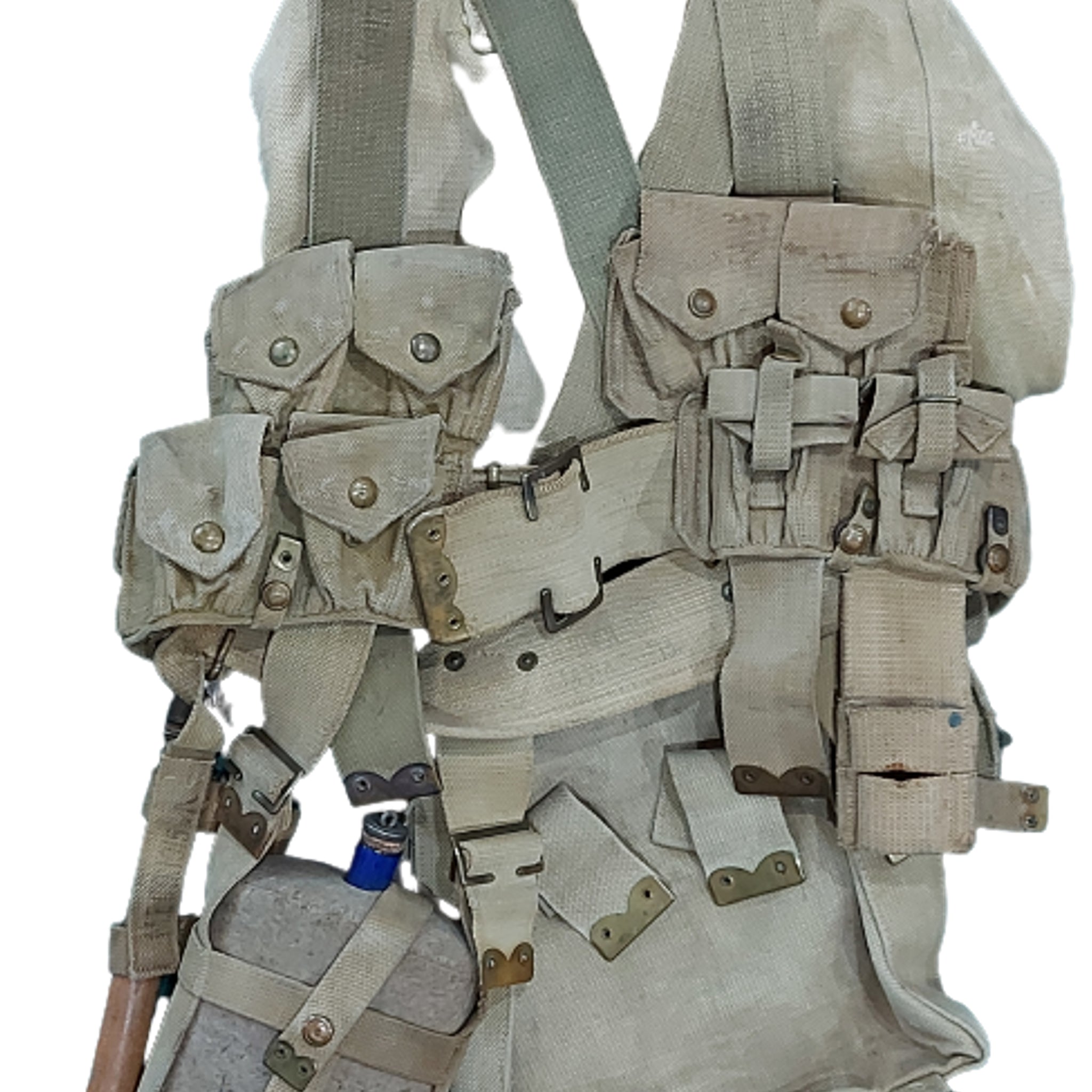 WW1 Canadian-British P08 Webbing Set – Canadian Soldier Militaria