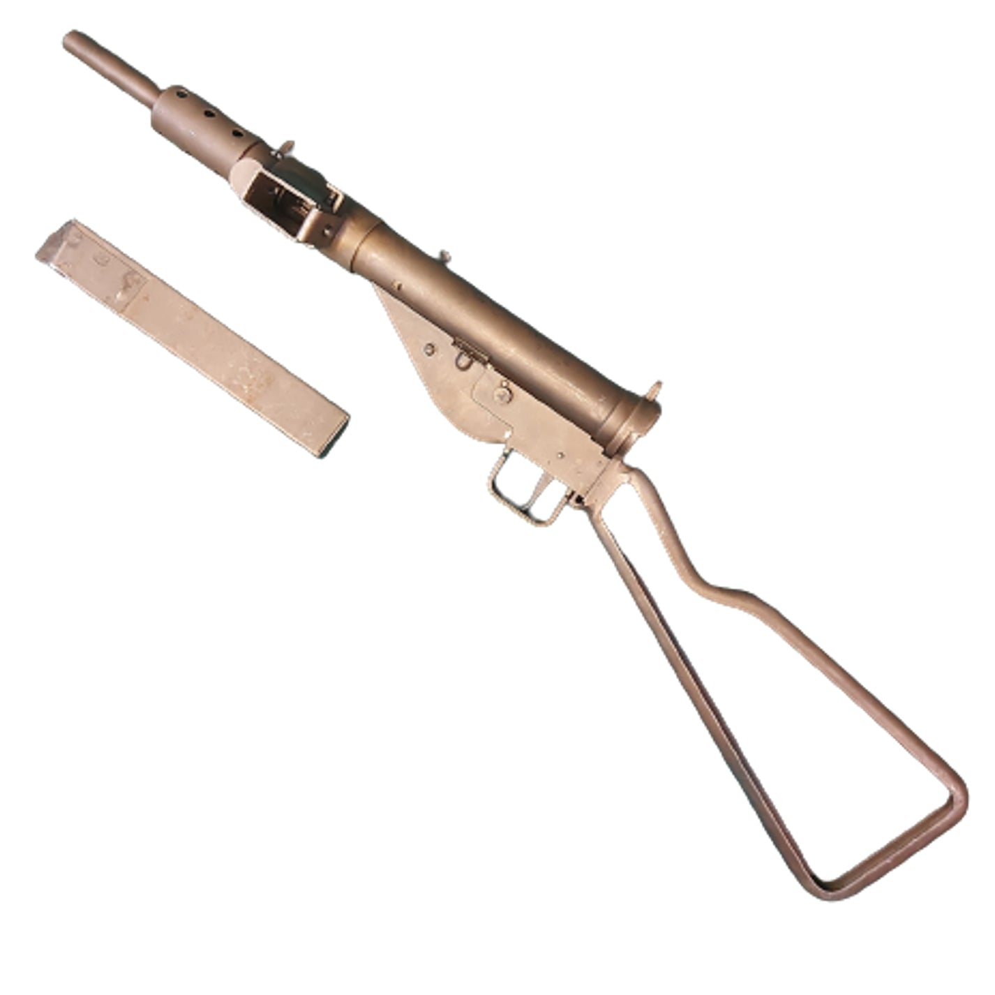 WW2 Canadian Deactivated Long Branch MK. II Sten Gun 1943 - Original W ...