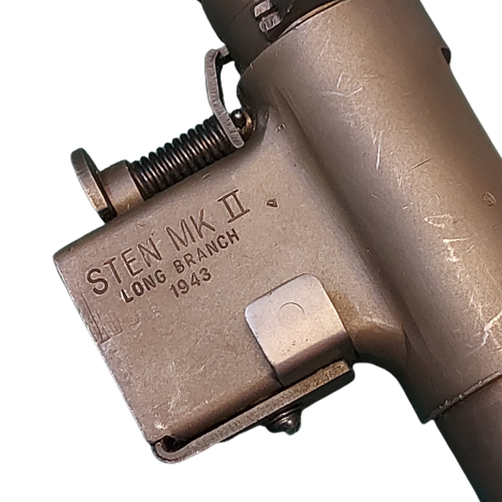 WW2 Canadian Deactivated Long Branch MK. II Sten Gun 1943 - Original W – Canadian Soldier Militaria