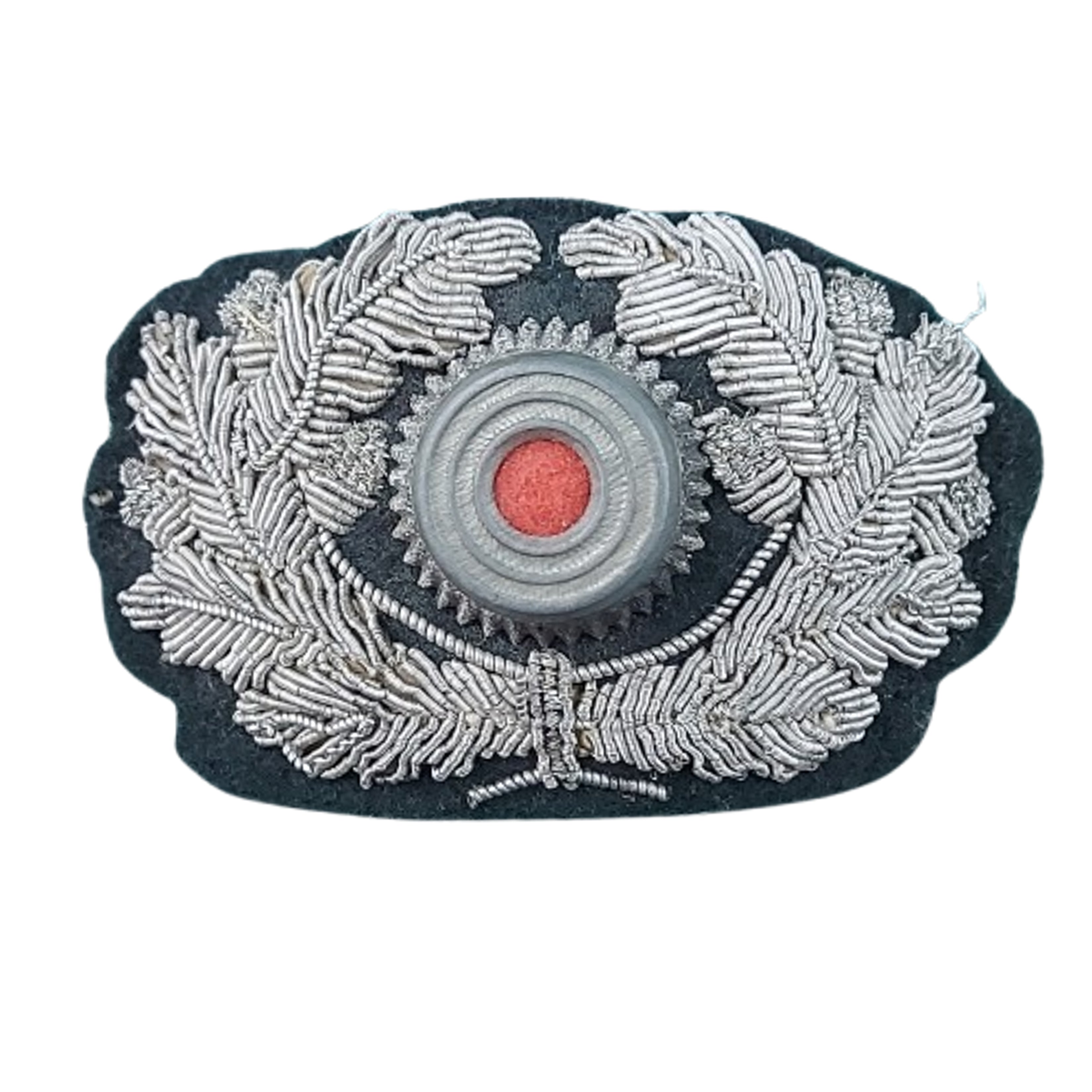 WW2 German Army Transitional 1933-1936 Officer's Visor Cap Wreath And ...