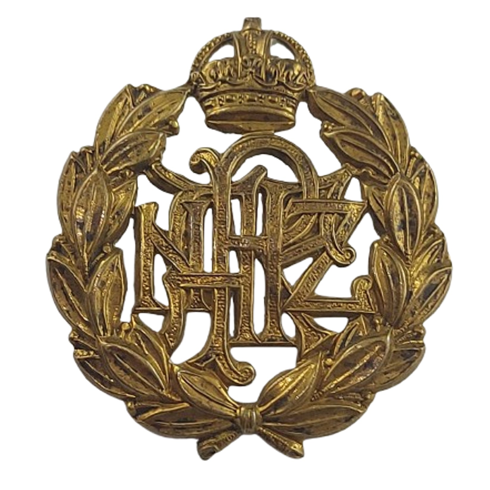 WW2 New Zealand RNZAF Royal New Zealand Air Force Cap Badge – Canadian ...