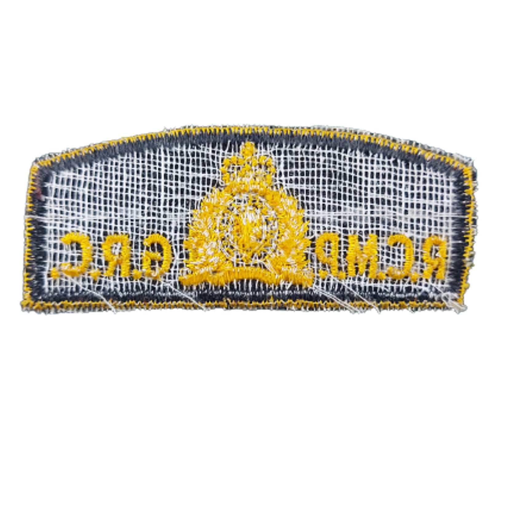 RCMP Royal Canadian Mounted Police Shoulder Title Insignia – Canadian ...