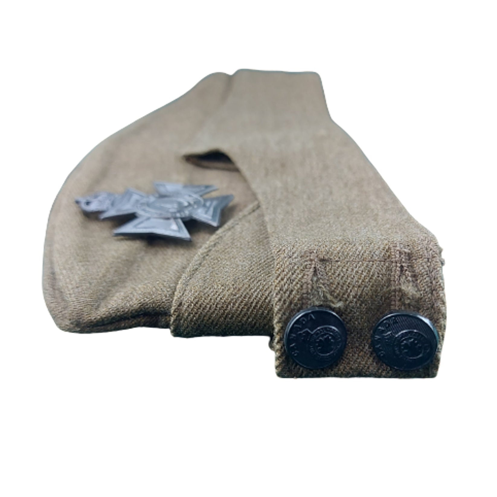 WW2 Canadian The Brockville Rifles Wedge Cap – Canadian Soldier Militaria