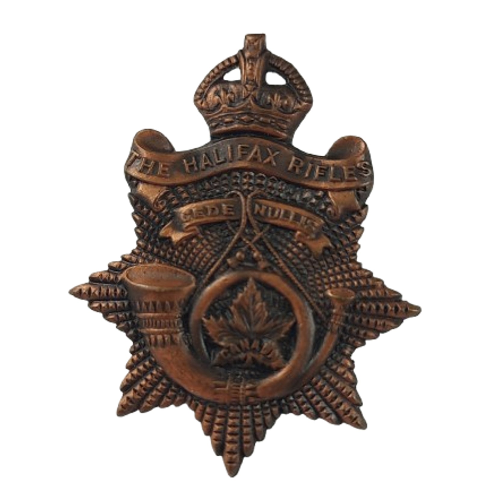 WW2 Canadian Halifax Rifles Regiment Cap Badge – Canadian Soldier Militaria