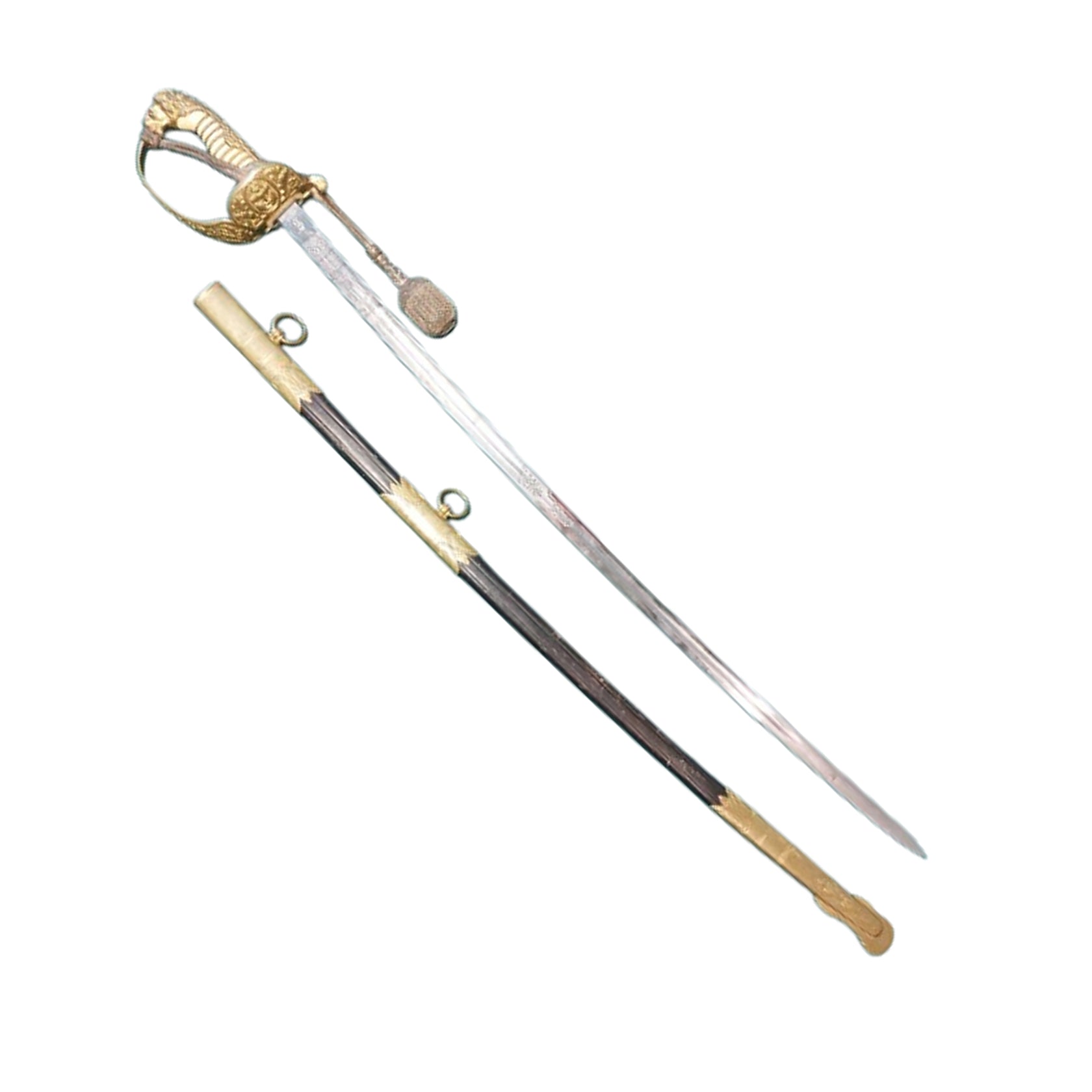 WW2 German Kriegsmarine Navy Officer's Sword With Portepee – Canadian ...