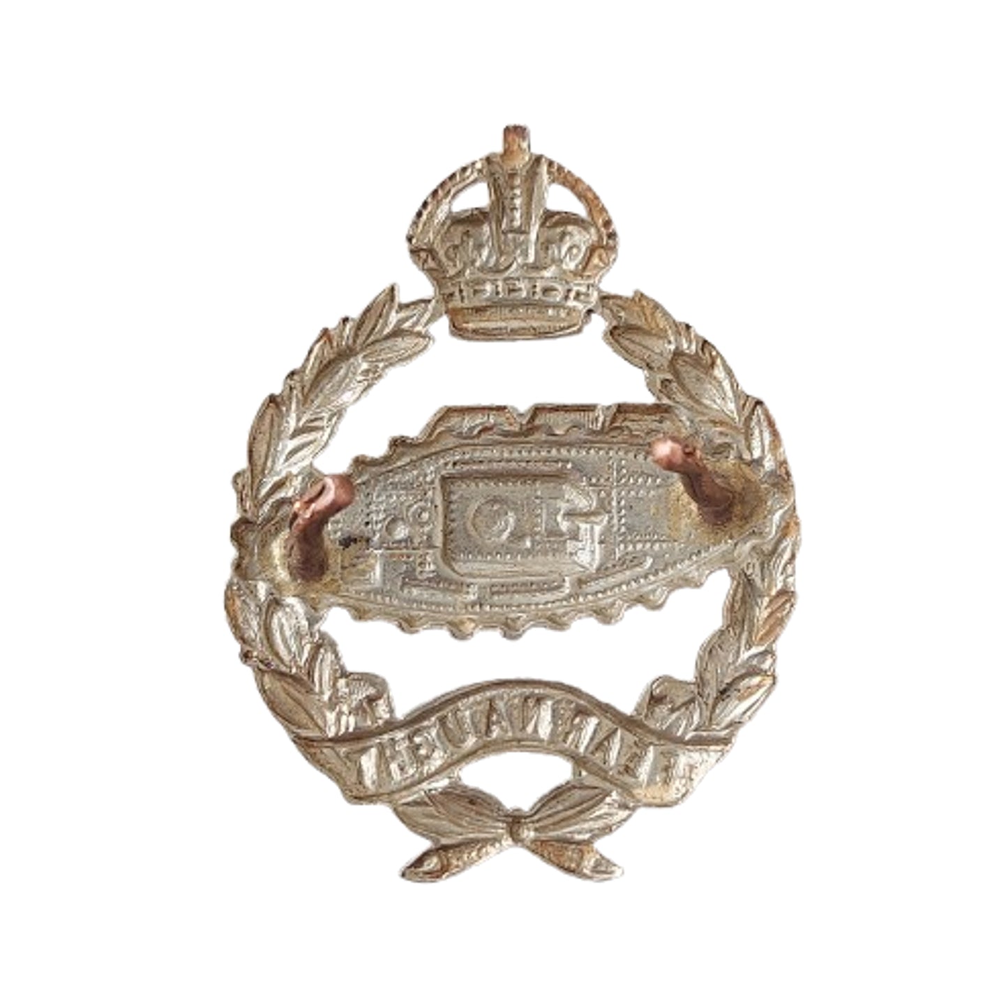 WW@ British Royal Tank Regiment Cap Badge – Canadian Soldier Militaria