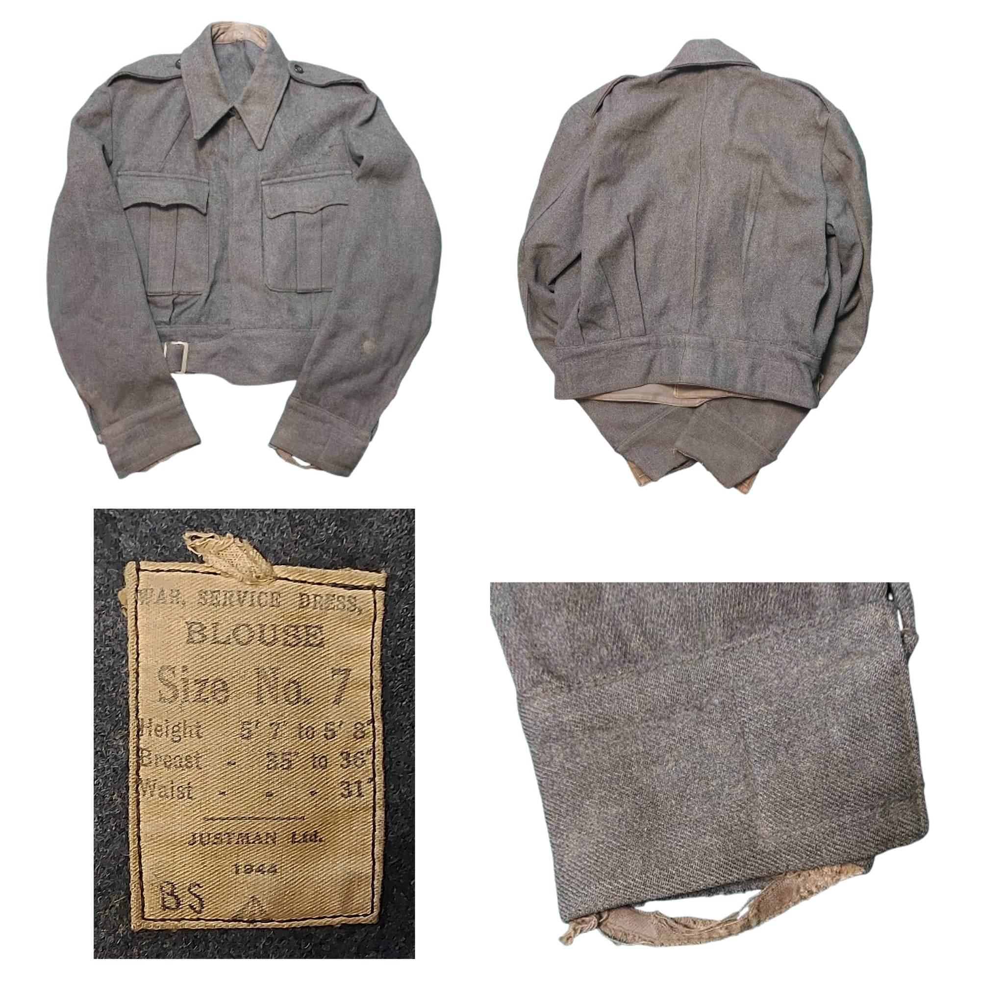 WW2 Canadian RCAF Royal Canadian Air Force Named Uniform Set – Canadian ...