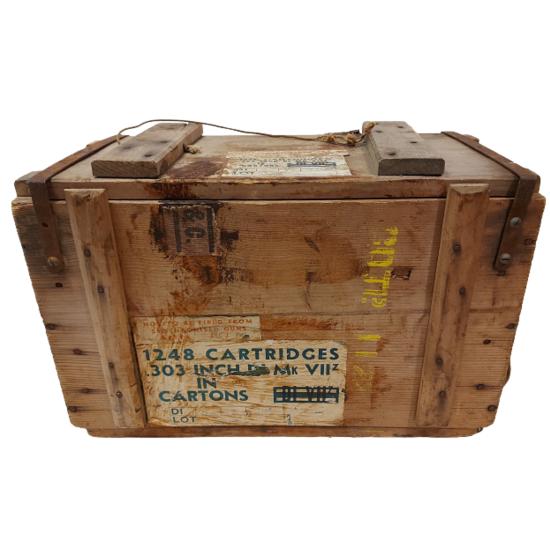 WW2 Canadian 303 British Ammunition Crate 1943 – Canadian Soldier Militaria