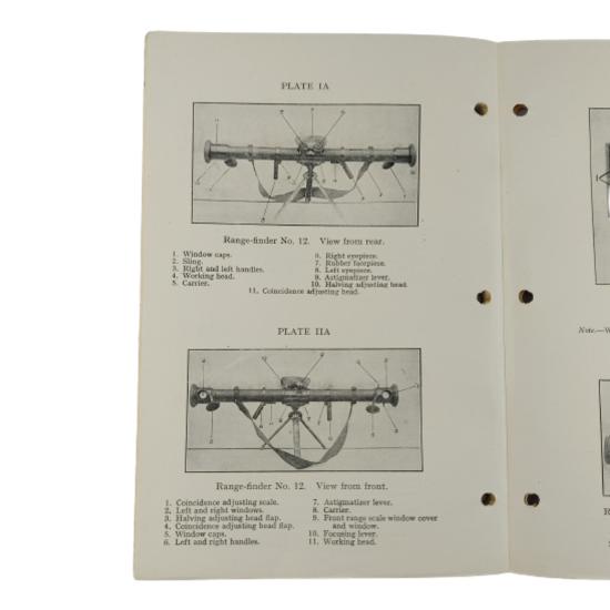 WW2 Small Arms Training Pamphlet, Range Finder Number 12 - 1942 ...