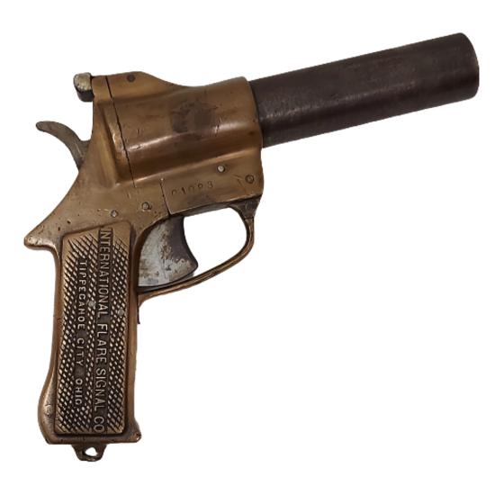 WW2 U.S. International Flare Signal Co. Flare Pistol – Canadian Soldier ...