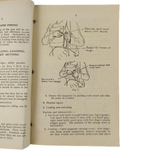 WW2 Small Arms Training Pamphlet-Light Machine Gun 1942 (Bren Gun ...
