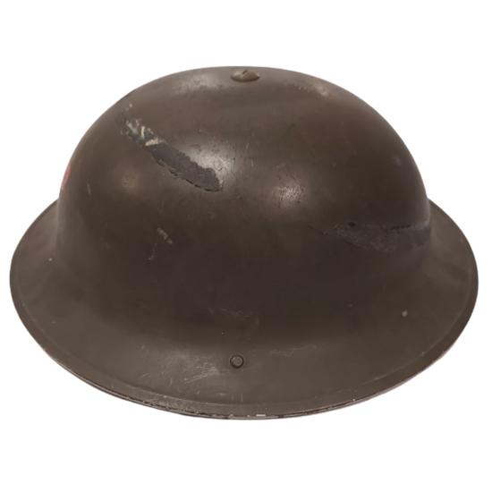 WW2 ARP Air Raid Patrol Steel Helmet – Canadian Soldier Militaria