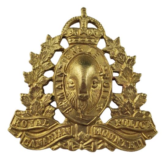 WW2 RCMP Royal Canadian Mounted Police Cap Badge – Canadian Soldier ...