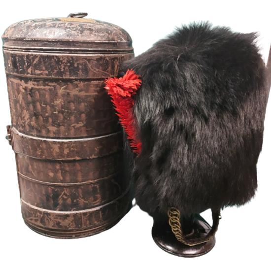 Victorian British Officer's Bearskin Hat In Carrier – Canadian Soldier ...