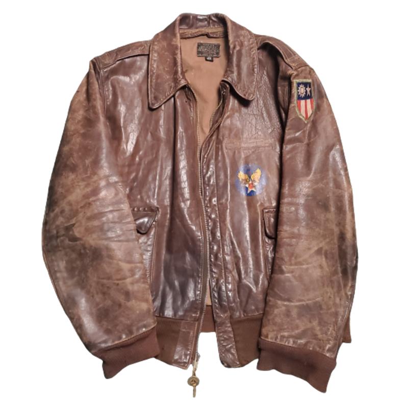 WW2 U.S. Army Air Force A-2 Leather Flight Jacket – Canadian Soldier ...