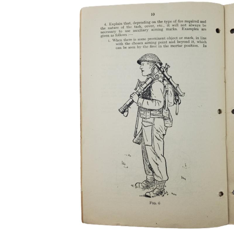 WW2 Canadian Small Arms Training Pamphlet - 2 Inch Mortar 1942 ...