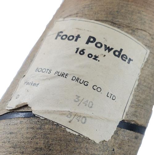 WW2 British Issue Foot Powder – Canadian Soldier Militaria