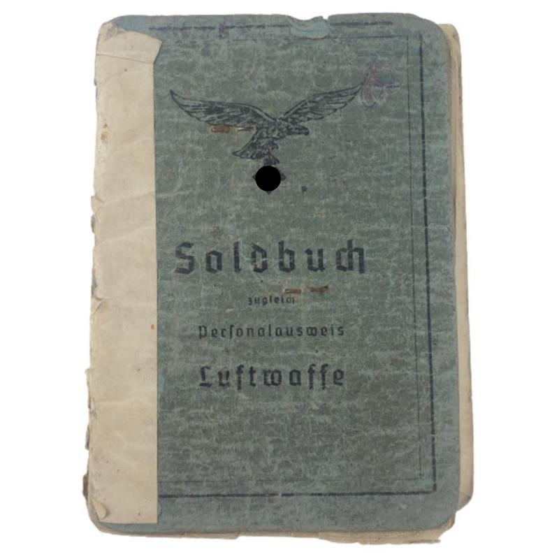 WW2 German Soldbuch Book With Photo – Canadian Soldier Militaria