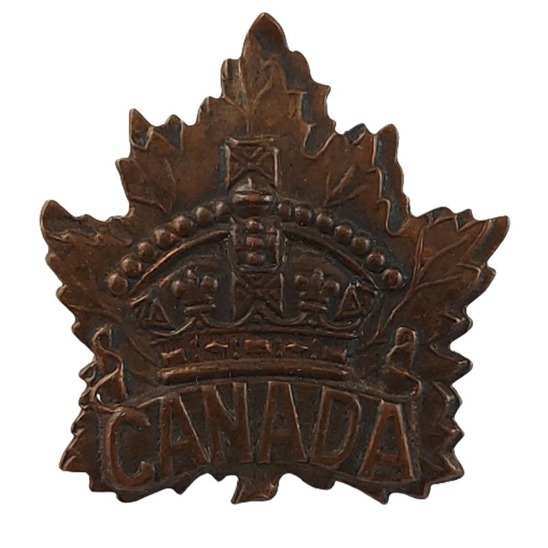 WW1 Canadian General Service Cap Badge - Birks – Canadian Soldier Militaria