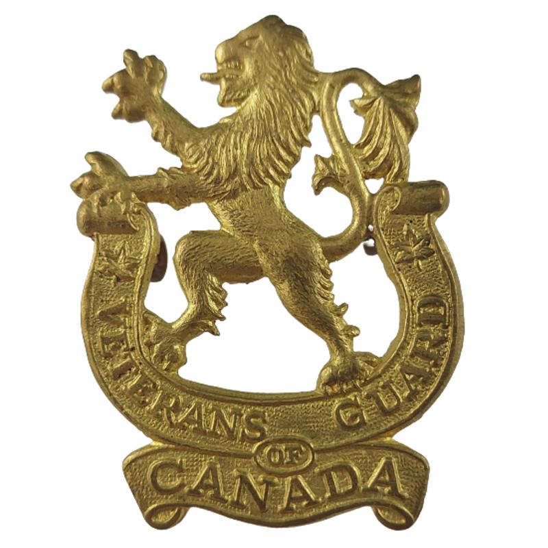 WW2 Veterans Guard Of Canada Cap Badge – Canadian Soldier Militaria