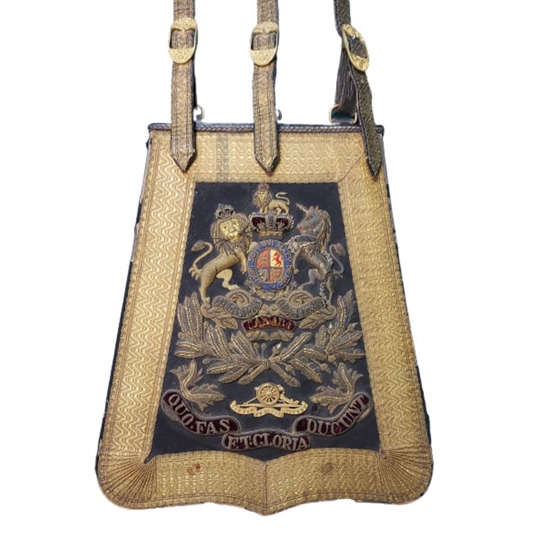 Victorian British Royal Artillery Sabretache With Belt And Hangers ...