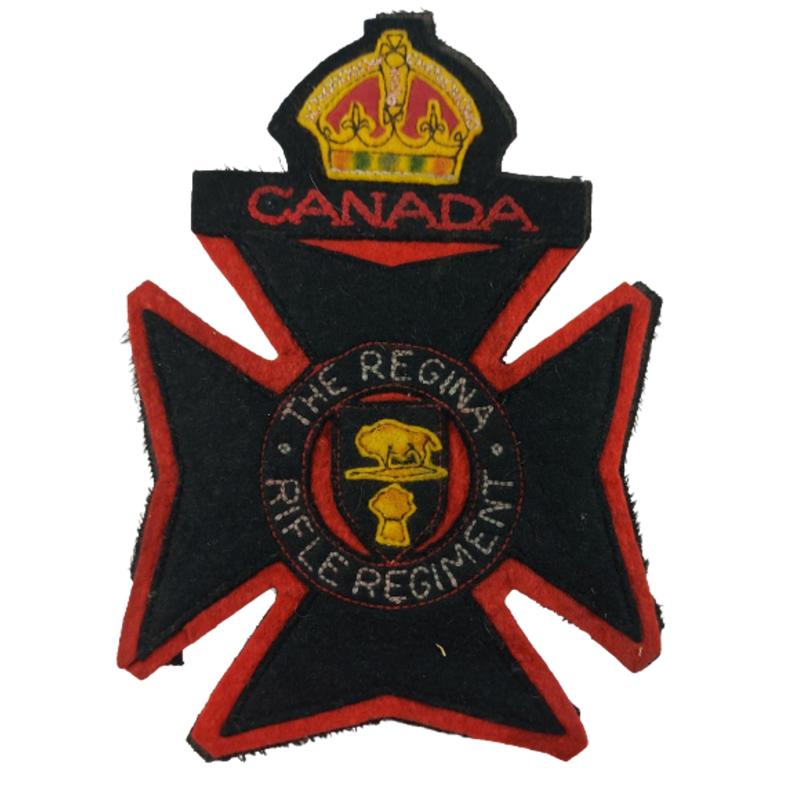 WW2 The Regina Rifles Jacket Crest – Canadian Soldier Militaria