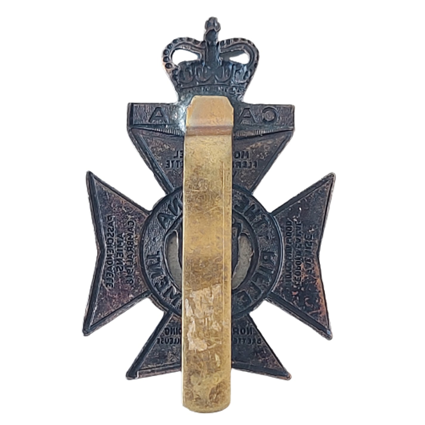 Post-WW2 Canadian Forces Regina Rifles Cap Badge – Canadian Soldier ...