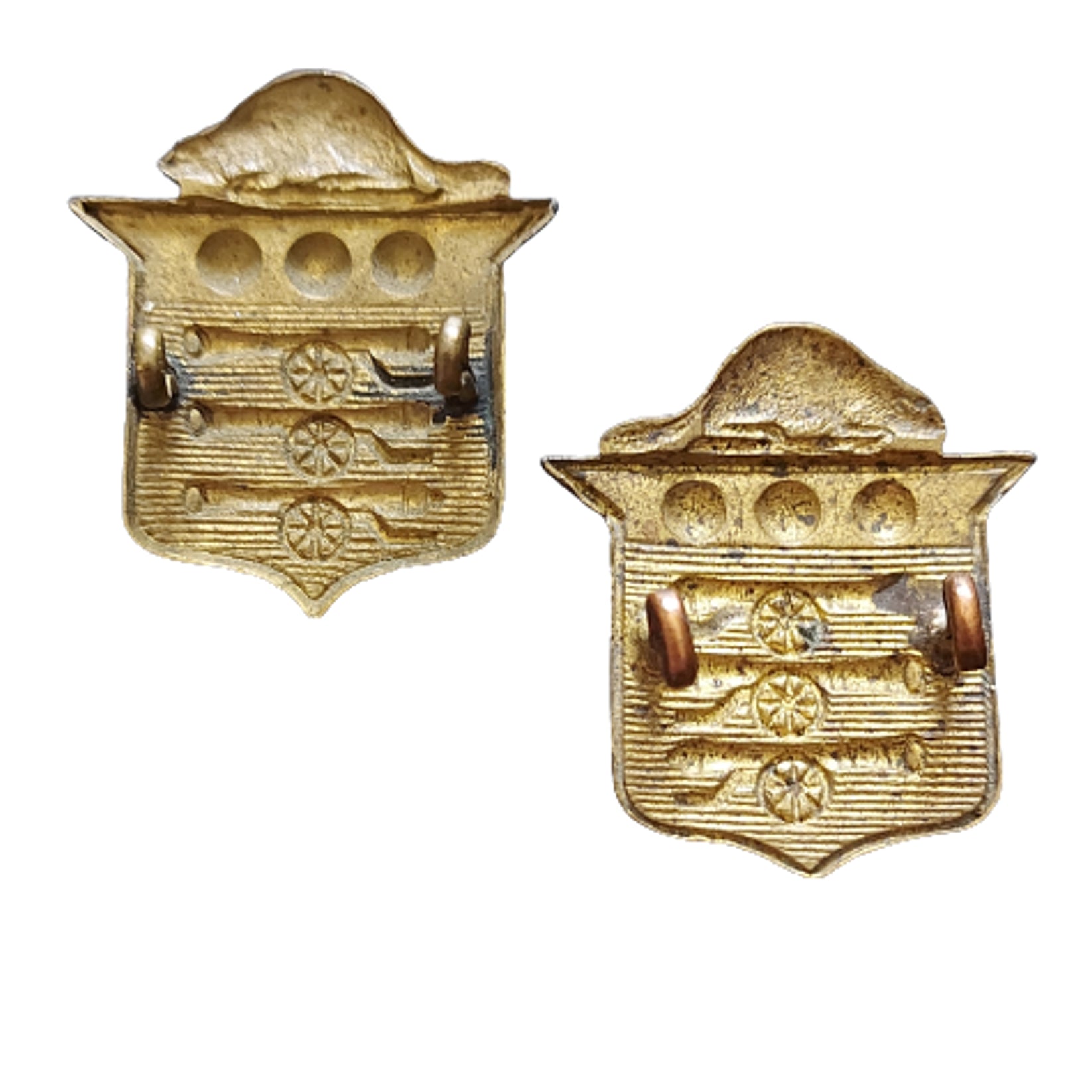 WW1 RCOC Royal Canadian Ordnance Corps Collar Badge Pair – Canadian ...