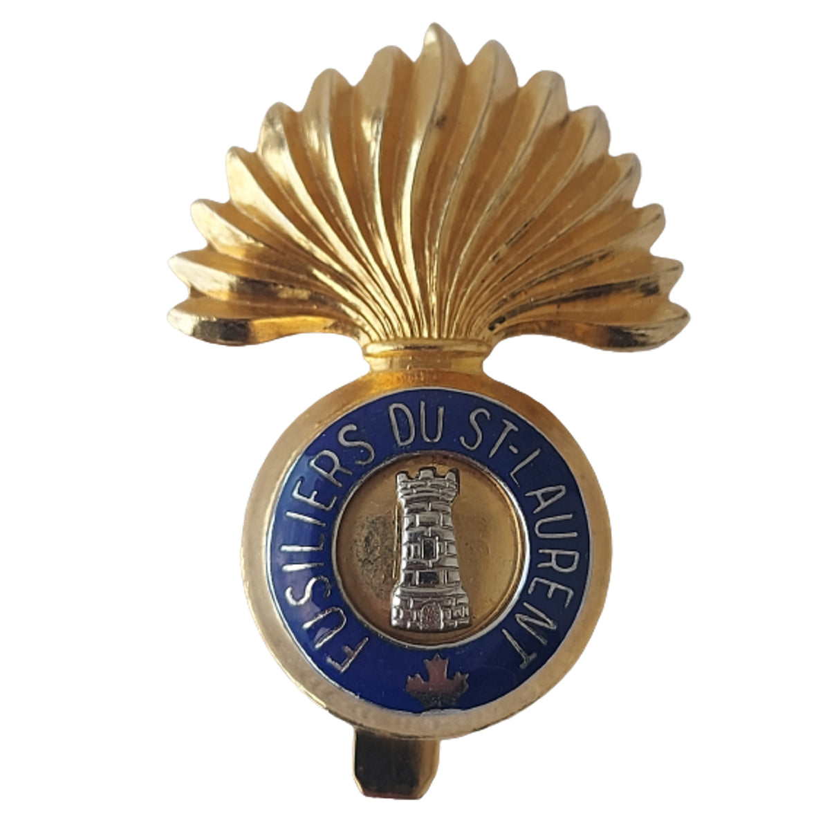 CF Fusiliers Du St.Laurent Cap Badge – Canadian Soldier Militaria