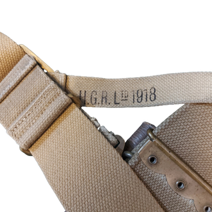 WW1 Canadian P08 M.G. Machine Gun Officer's Webbing Set – Canadian ...