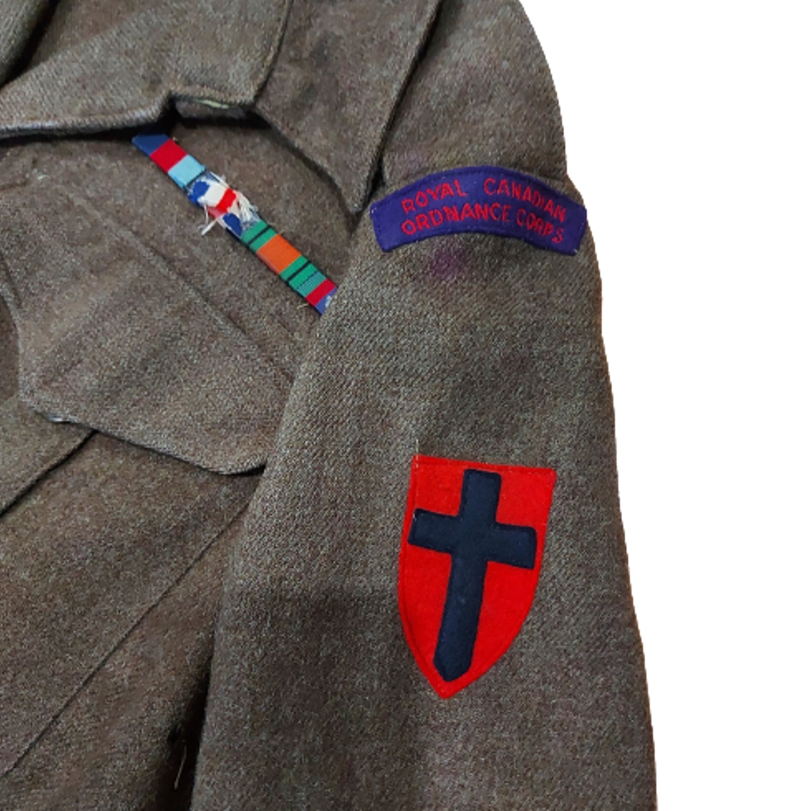 WW2 RCOC Royal Canadian Ordnance Corps BD Battle Dress Tunic – Canadian ...