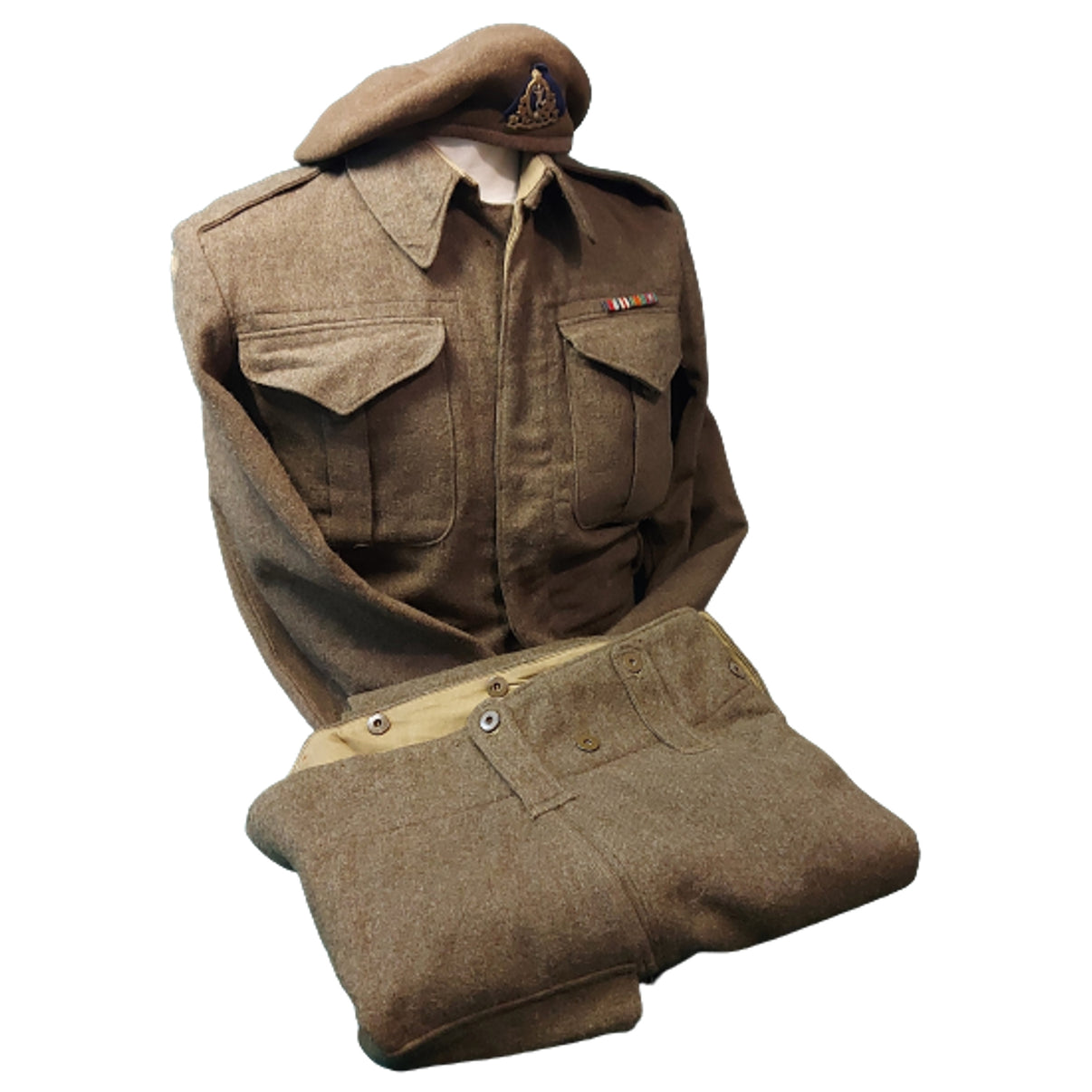 WW2 RCCS Royal Canadian Corps Of Signals BD Battle Dress With Pants An ...