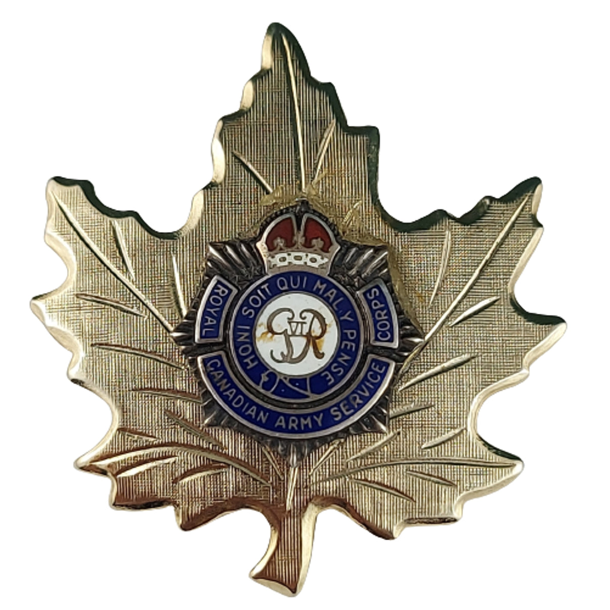 WW2 RCASC Royal Canadian Army Service Corps Sweetheart Pin – Canadian ...