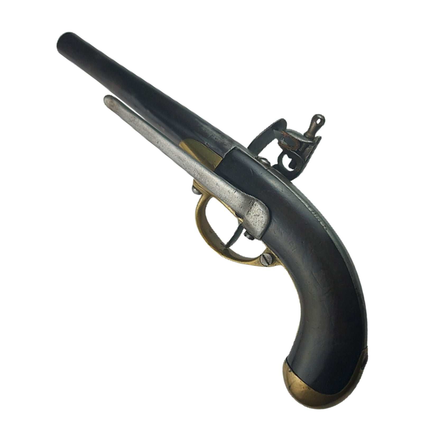 Pre-WW1 Antique French Model 1777 Charleville Flintlock Cavalry Pistol ...