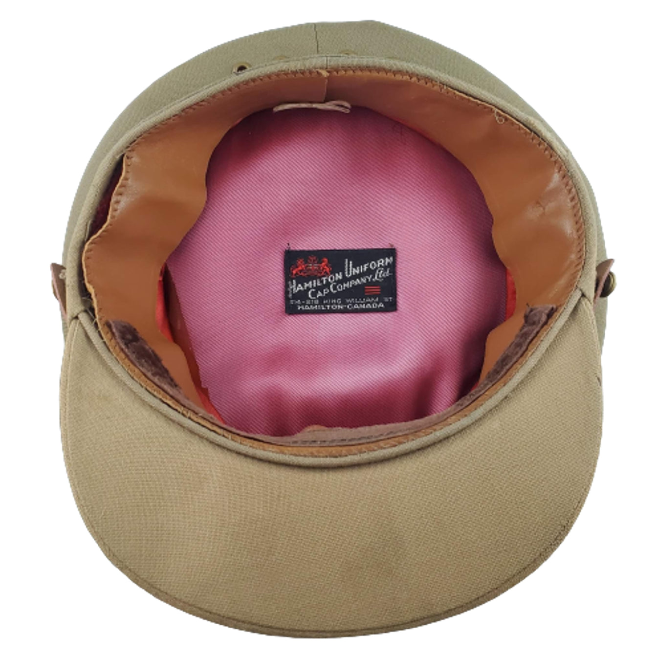 WW2 Canadian RCA Royal Canadian Artillery Visor Cap With Badge ...