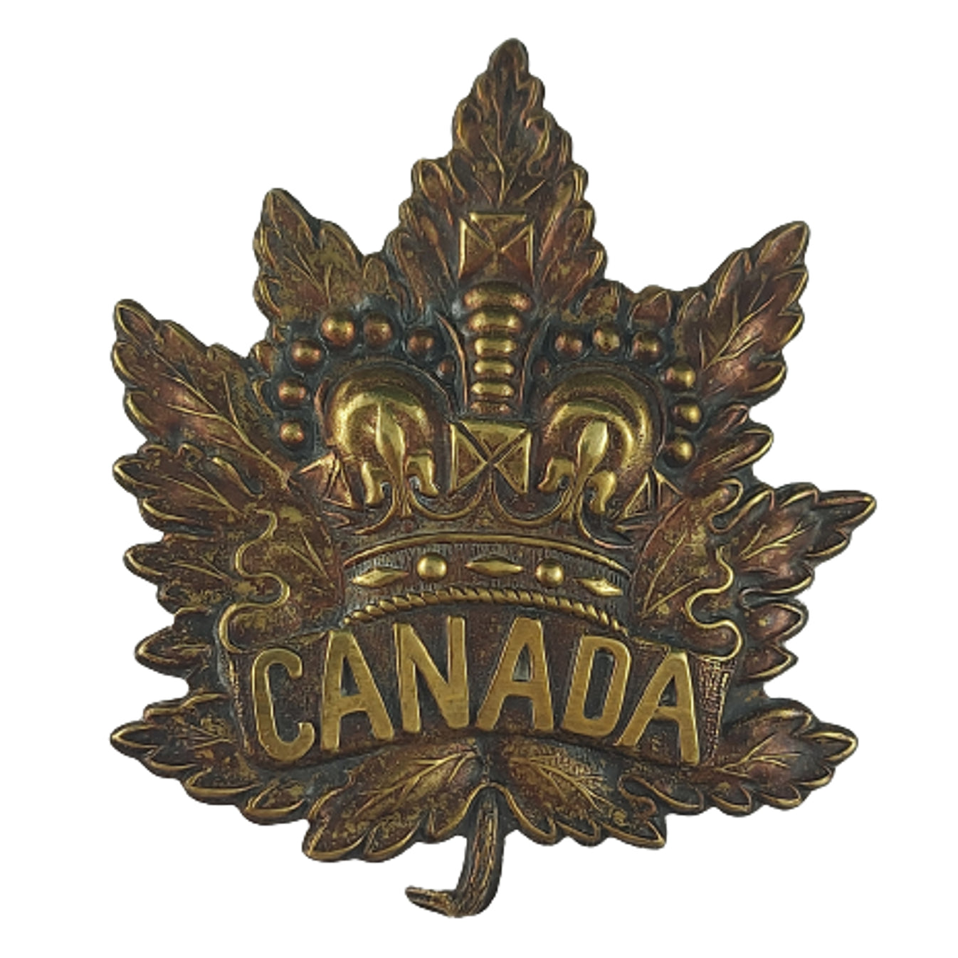 Pre-WW1 CANADA General Service Helmet Plate – Canadian Soldier Militaria