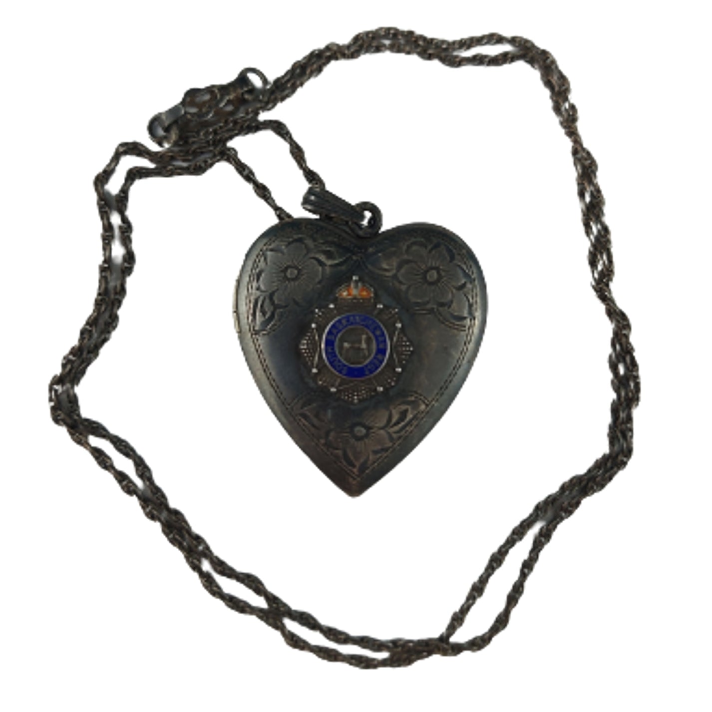 WW2 Canadian South Saskatchewan Regiment Sterling Sweetheart Locket Wi ...