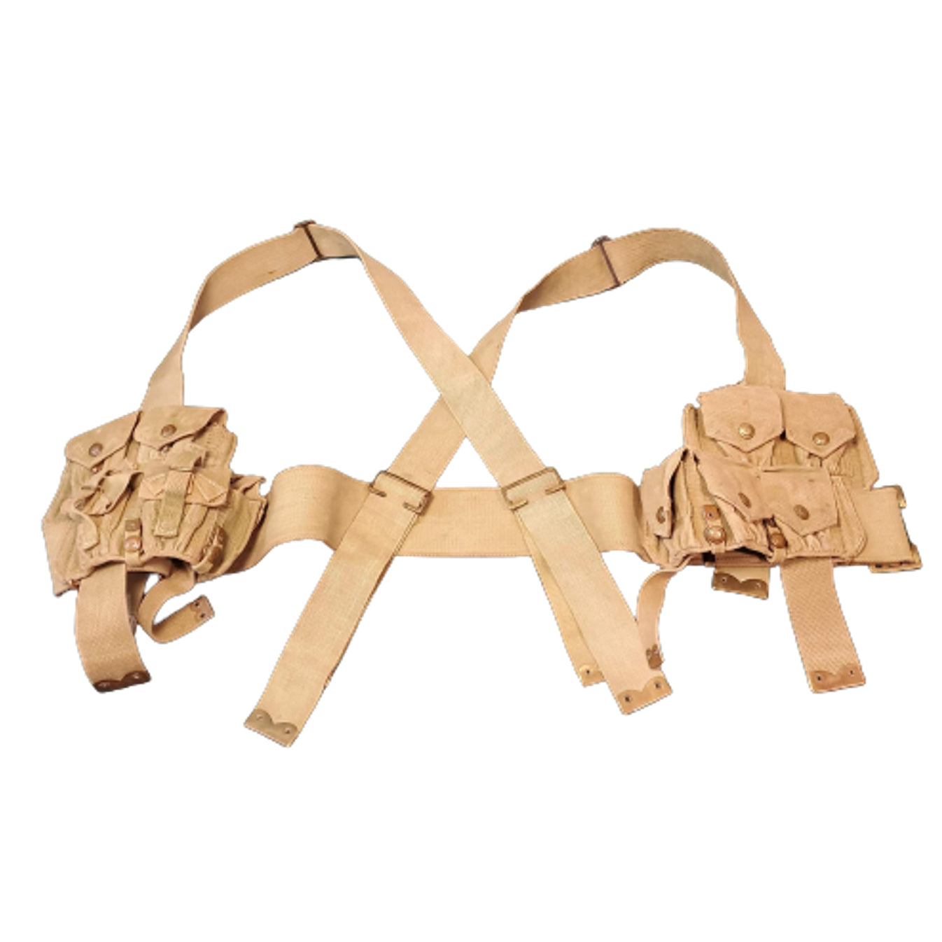 WW1 Canadian-British P08 Webbing Set – Canadian Soldier Militaria